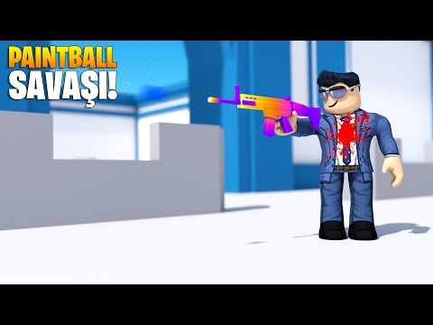 🔫 Paintball Silahları ile Savaşıyoruz! Nükleer Bomba! 🔫 | BIG Paintball | Roblox Türkçe