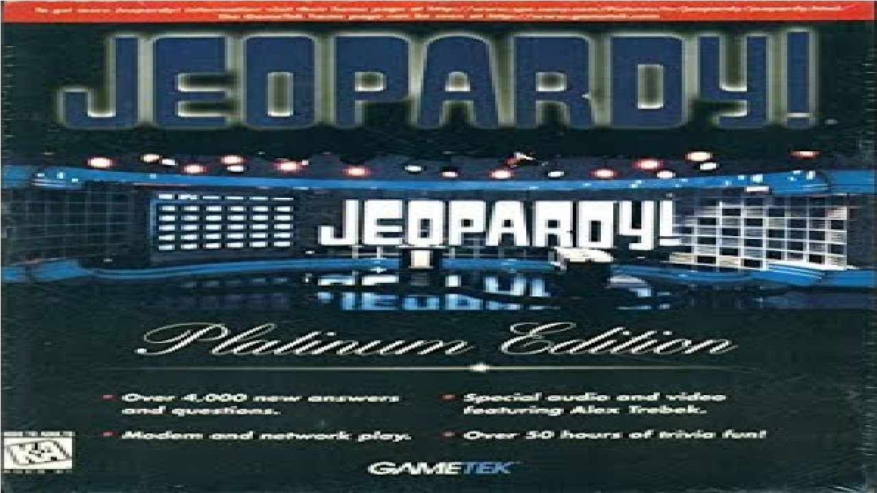 Jeopardy! Platinum Edition DosBox Game 1 - YouTube
