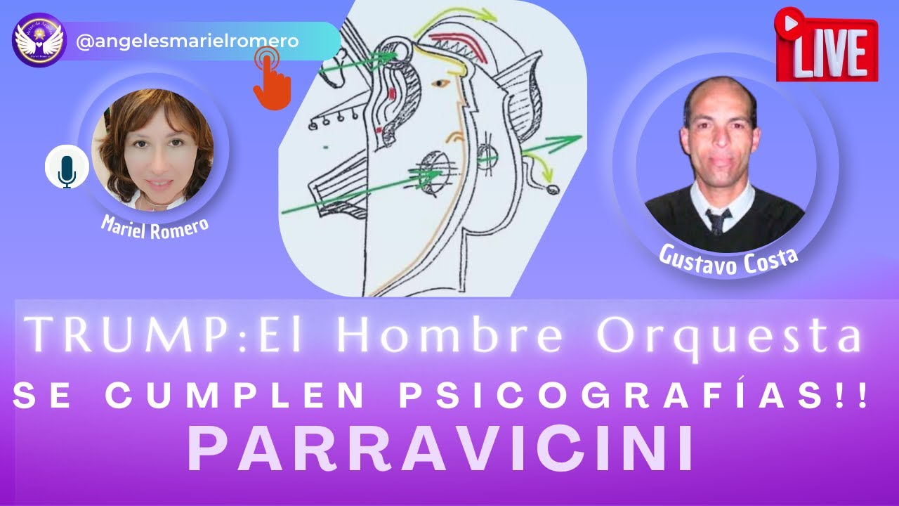 TRUMP EL HOMBRE ORQUESTA. SE CUMPLE Psicografía de Parravicini ...