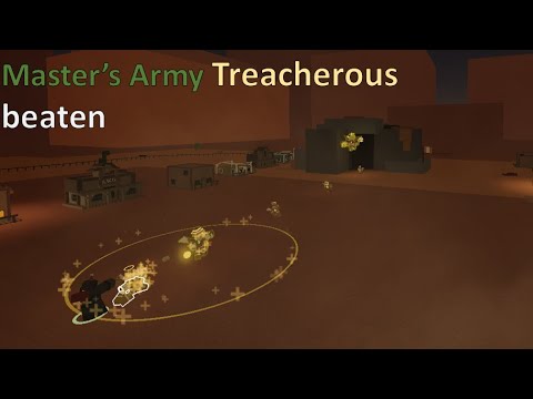Master's army Treacherous beaten | World Tower Defense (roblo) - YouTube