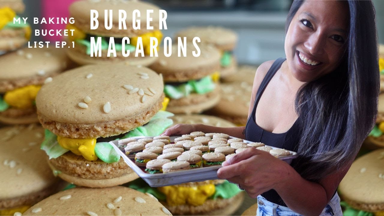 Making Burger Macarons | My Baking Bucket List Ep. 1 - YouTube