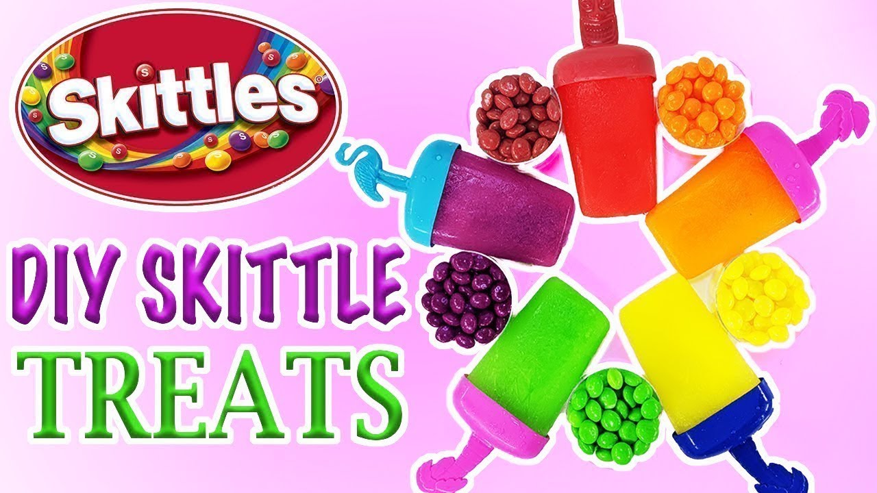 DIY: Skittles Treats! Popsicles, Pop, Sprinkles and More! Easy Recipe ...