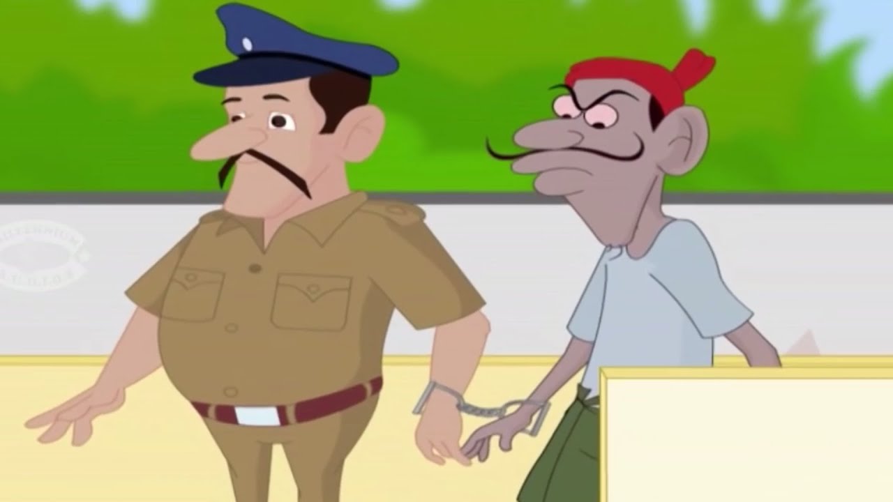 Tintu Mon Comedy | POLICE & THIEF | Tintu Mon Comedy Animation Video ...