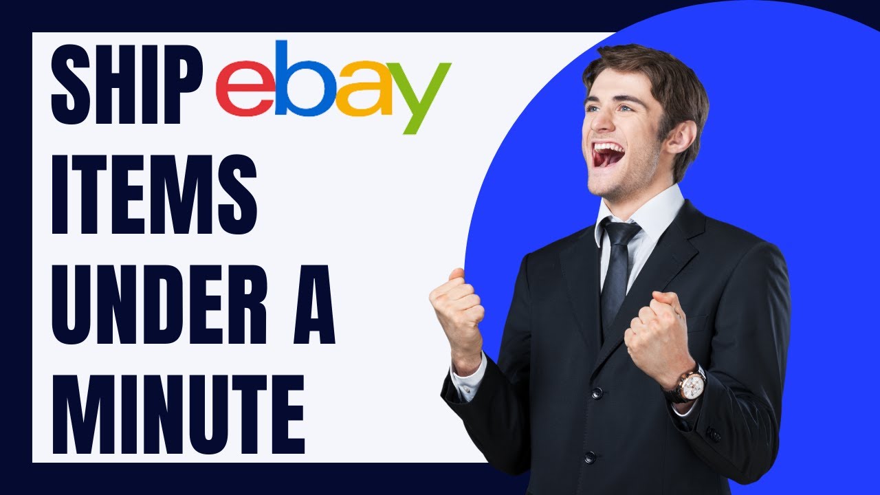 How to Ship Items Fast on eBay (Under 1 Minute) - YouTube