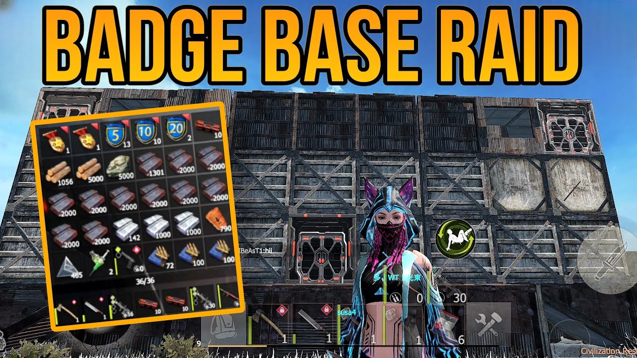 Badge Base Raid | Last Day Rules Survival || Last Island Of Survival ...