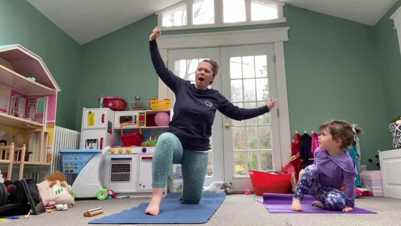 Clever kids yoga for toddlers - YouTube