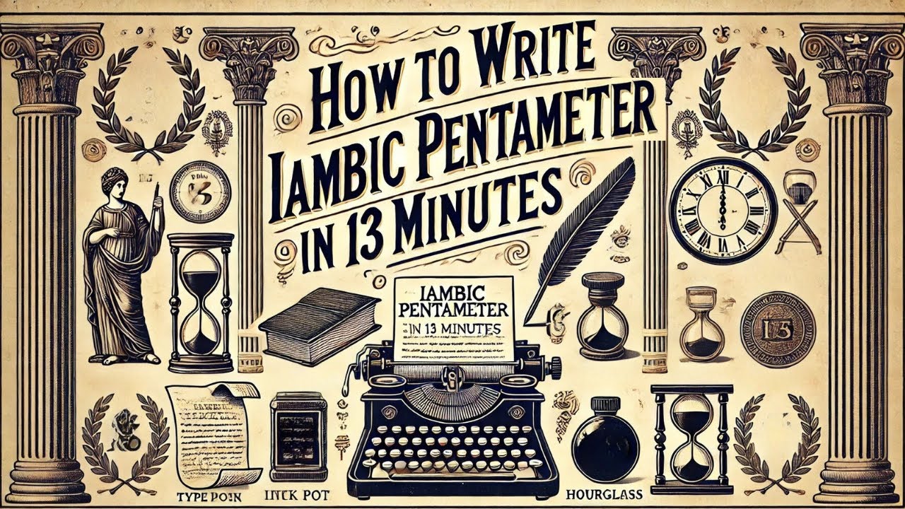 How to Write Iambic Pentameter: A 13 Minute Crash Course (Ep 11, Part 3 ...