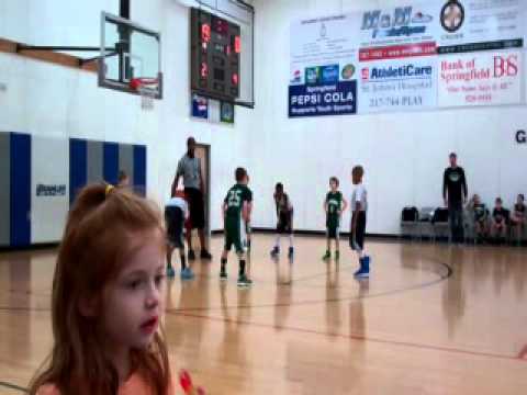 3rd grade boys Gym team Game 2 Winter 1st Half - YouTube