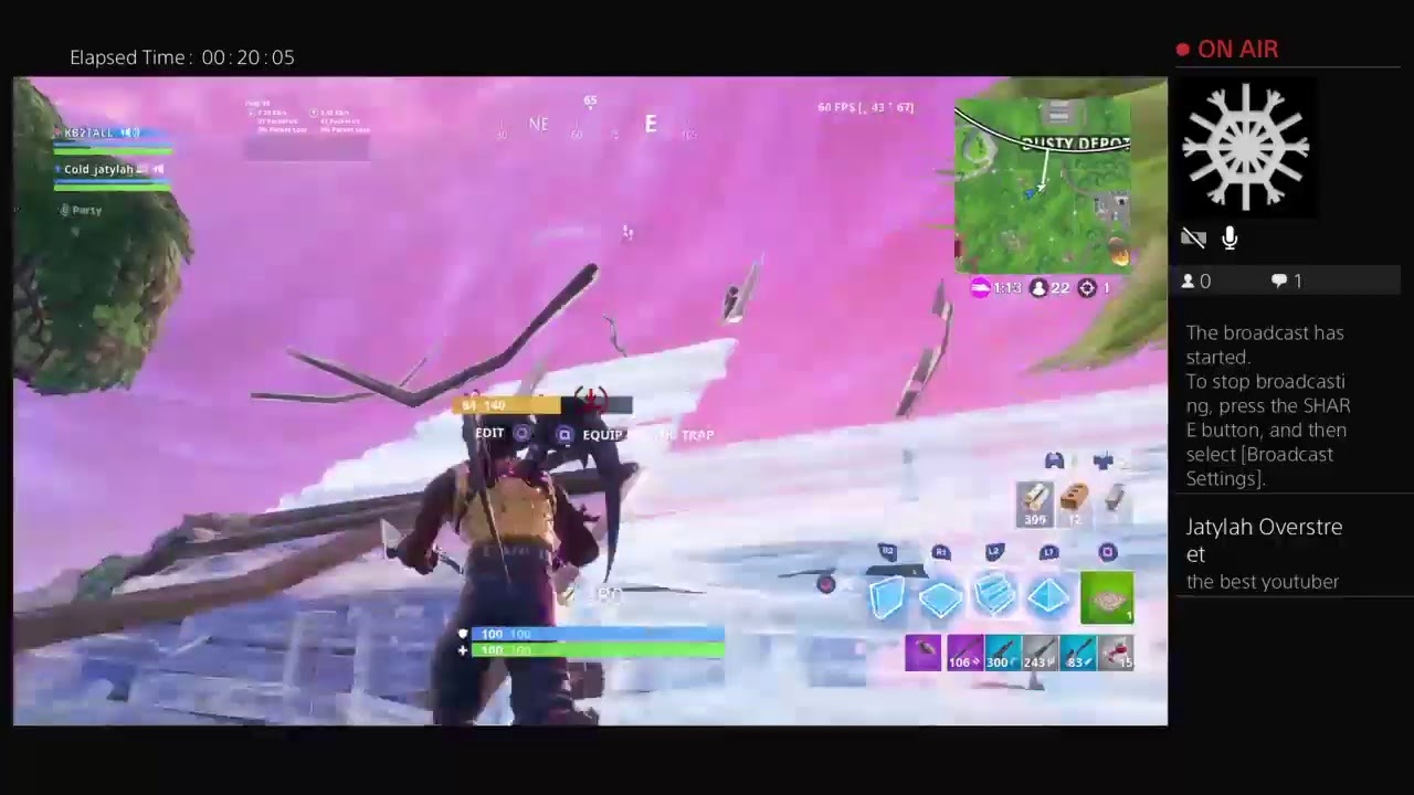 2nd live stream in one day| Fortnite - YouTube