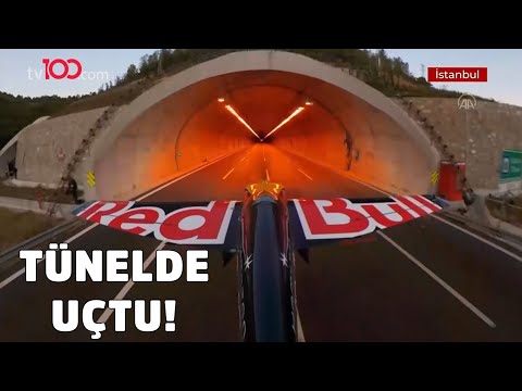 Guinness Rekorlar Kitabı'na geçen uçuş! Tünelin içinden uçtu!