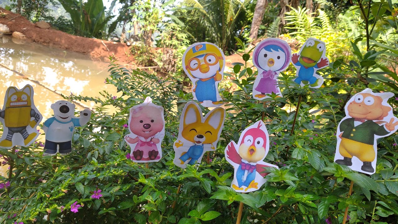 Pororo || Pororo Bermain Di Pinggir Kolam Ikan || Pororo,Crong,Loopy ...