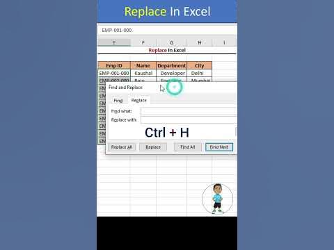 Excel Interview Question Advanced Find & Replace in Excel #excel #exceltips #exceltutorial # ...