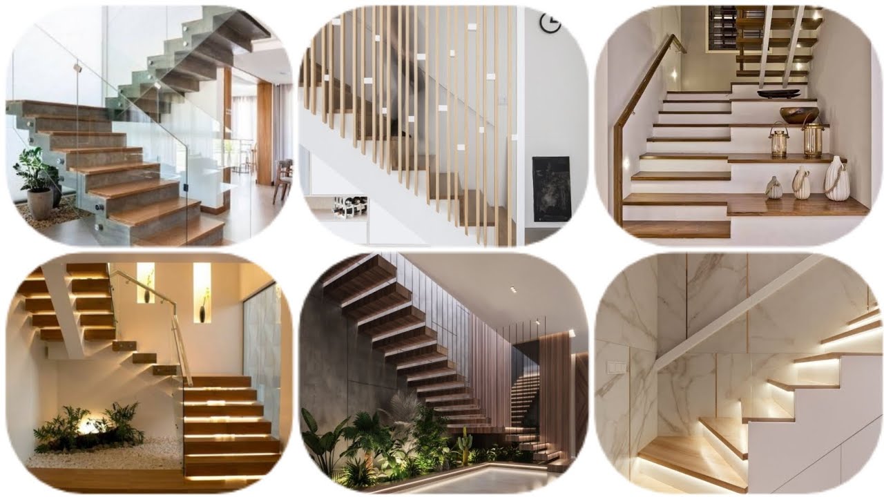 30 +modern and unique up stairs design/best wooden and marble stairs ...