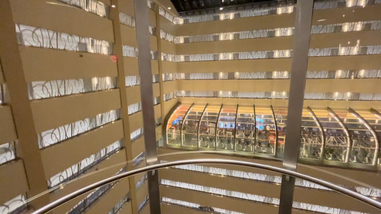 Fast Schindler PORT Elevators At The NY Marriott Marquis Hotel In ...