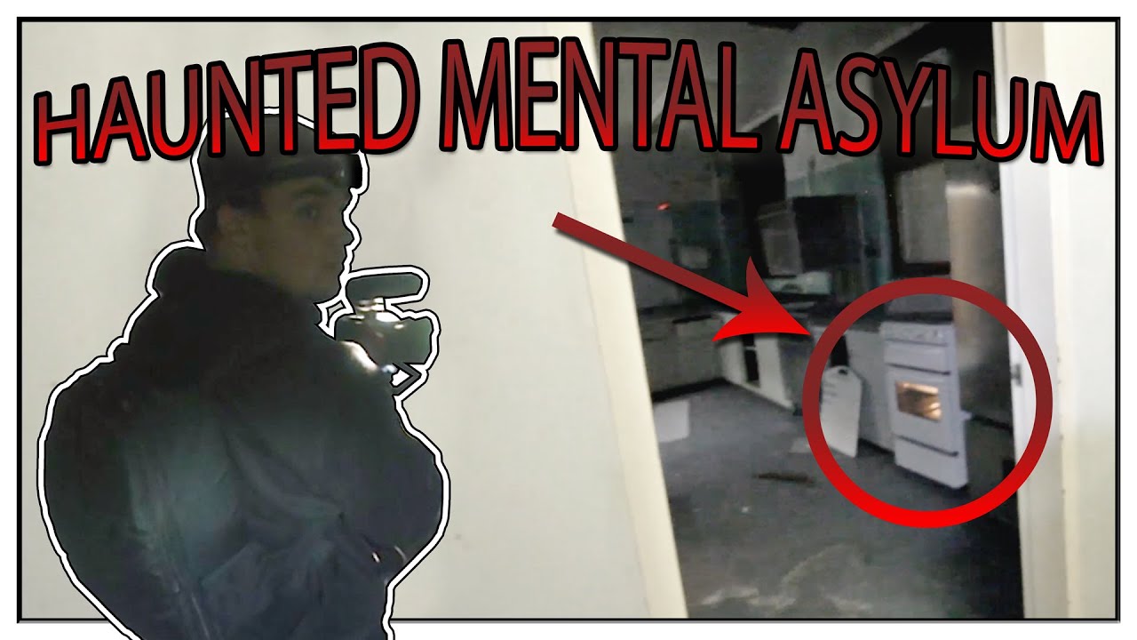 24 HOUR CHALLENGE IN A HAUNTED MENTAL ASYLUM (OVEN IS LEFT ON!!!) - YouTube