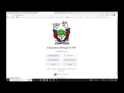 Composer instalación en menos de 10 minutos (php7.3, fpdf) - YouTube