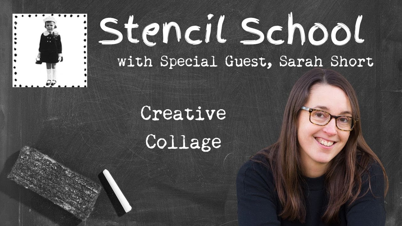 Creative Collage - A StencilSchool Video from Sarah Short - YouTube