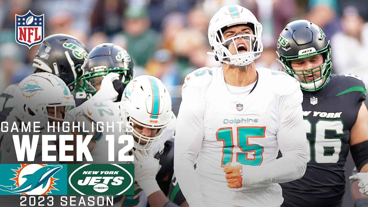 Miami Dolphins vs. New York Jets Full Game Highlights | NFL Week 12 ...
