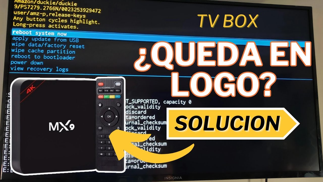 SOLUCION TV BOX Se Queda en Logo (Identifica el Problema) - YouTube