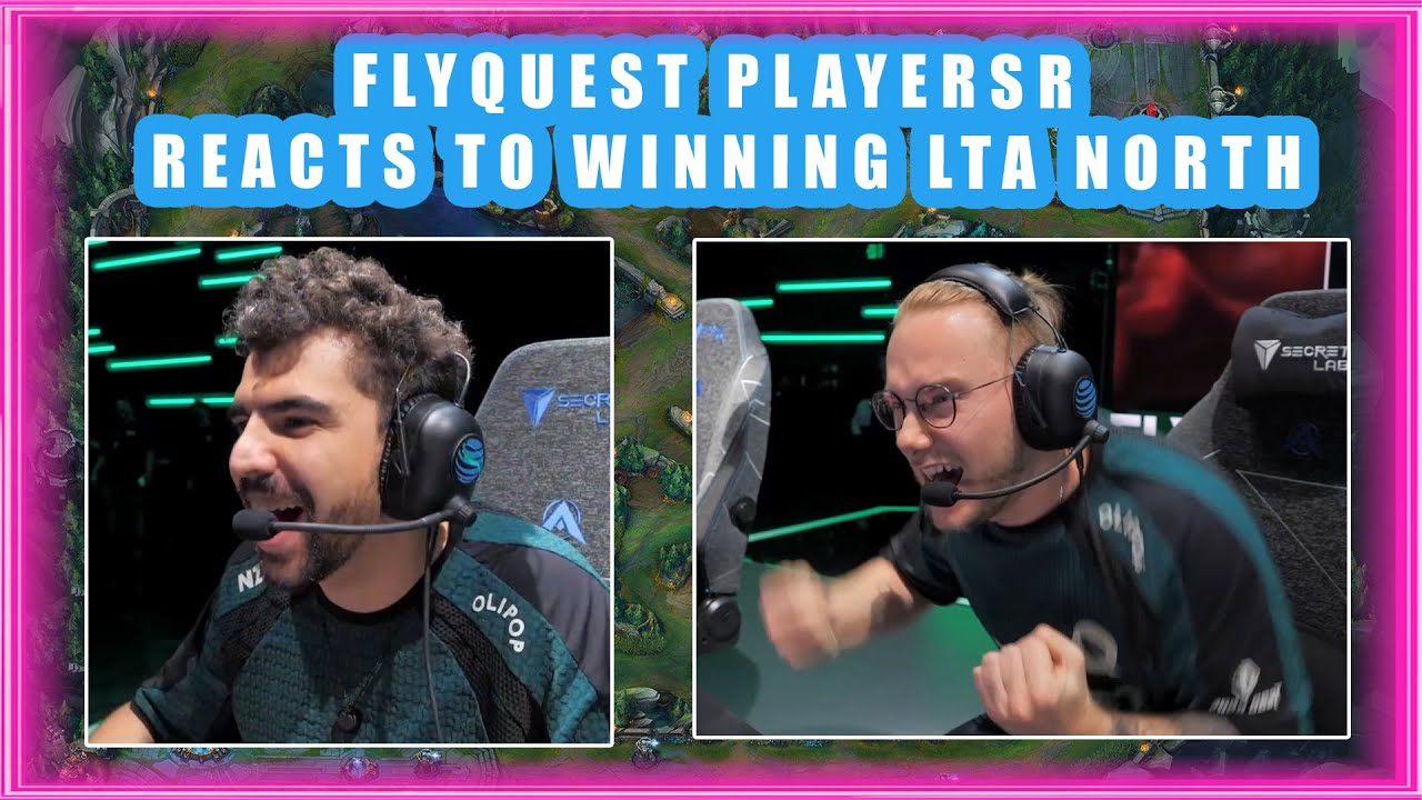 FLYQUEST Players Reacts to WINNING LTA NORTH 👀 [VOICECOMMS] - YouTube