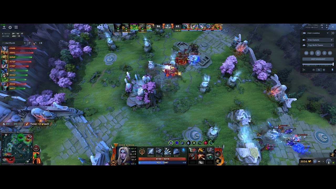 Double D Drow with Manta straight end but Luna still pushing Rax? - YouTube