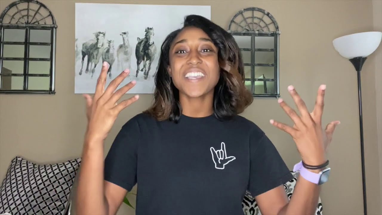 ASL NUMBERS 60-70 - YouTube