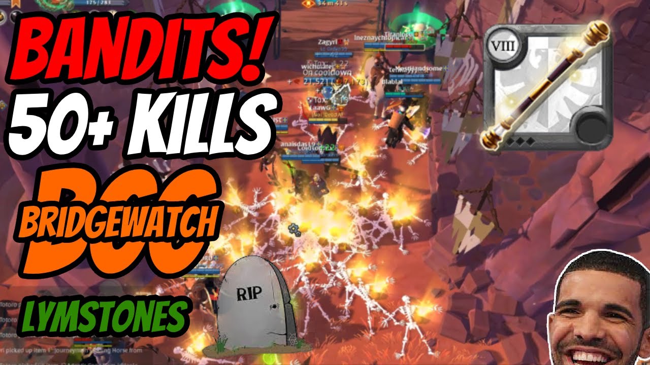 Bandits☠️ 50+ Kills⚔️ | Static Fight🏰 | BW🟠 VS LYM🟢 | Albion Online ...