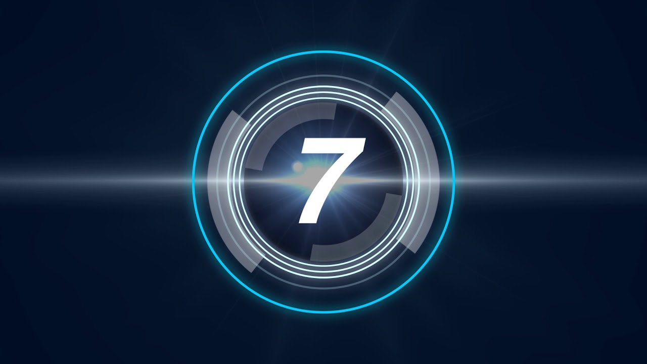 [分享免費影片素材] 未來倒數計時器 / Futuristic Countdown Timer - YouTube