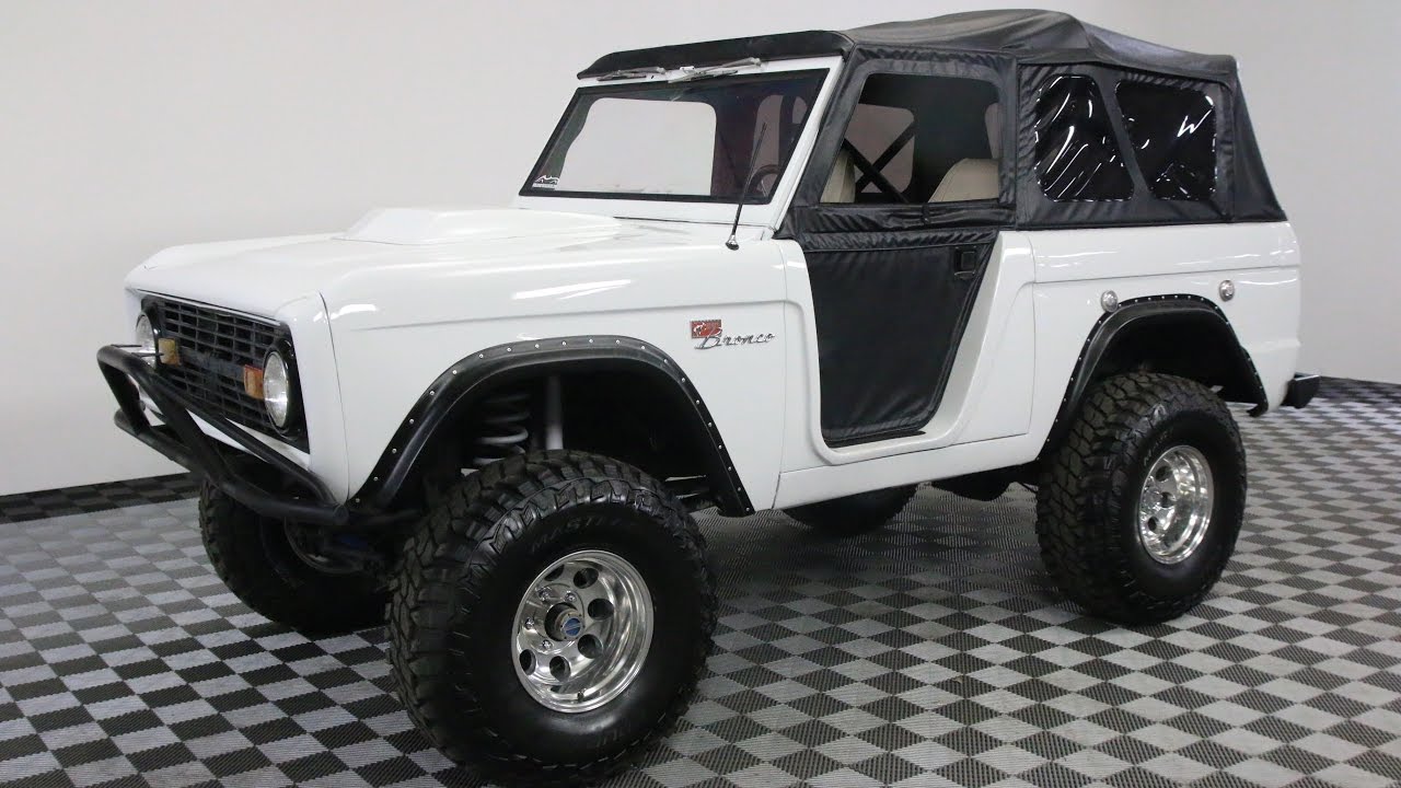 1973 FORD BRONCO WHITE - YouTube