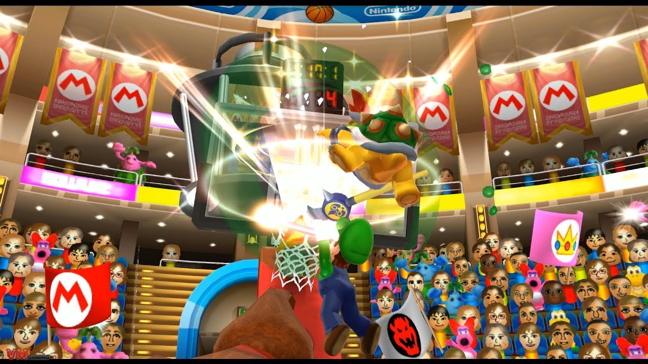 Mario Sports Mix Basketball Exhibition #3 | VMGAMING - YouTube