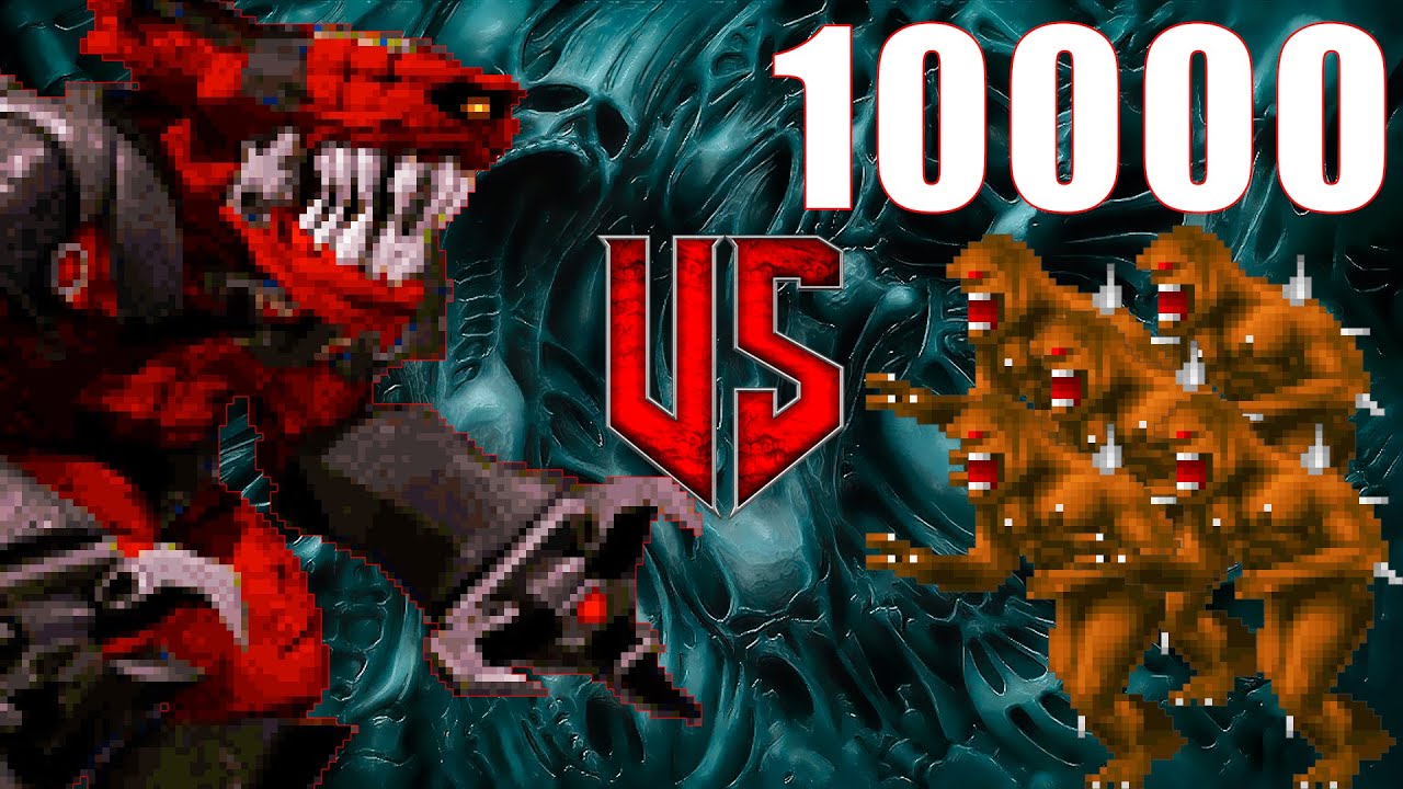 Cycloid Incinerator vs 10000 imps - DOOM vs DUKE NUKEM 3D : Monster ...