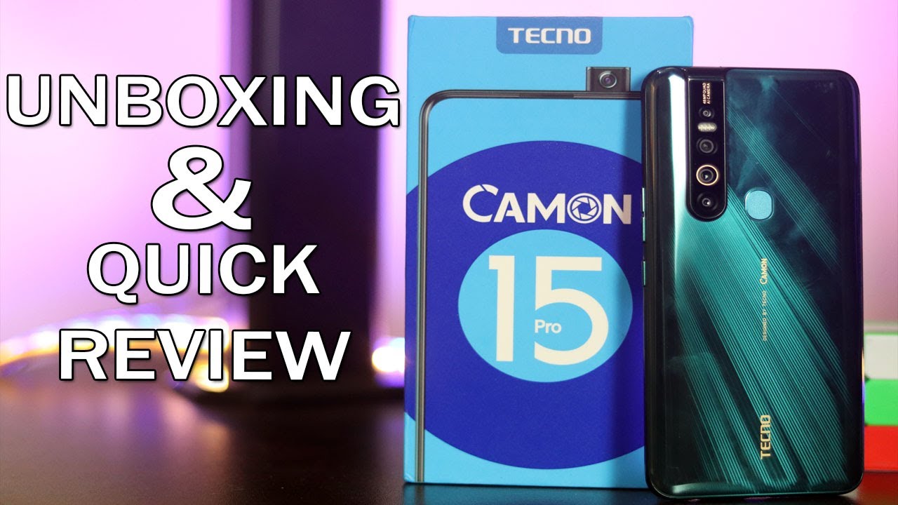 Tecno Camon 15pro Unboxing and quick review - YouTube