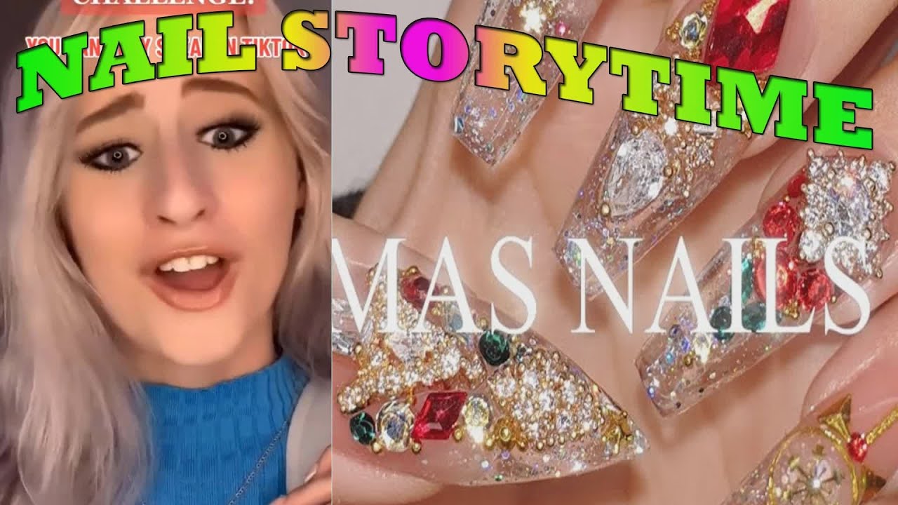 🔆NAIL ART STORYTIME TIKTOK🍀Satisfying Nail Videos Nails Art Compilation ...