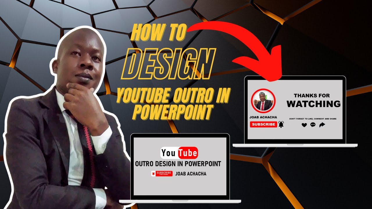 HOW TO DESIGN YOUTUBE OUTRO IN POWERPOINT | YOUTUBE OUTRO IN POWERPOINT ...
