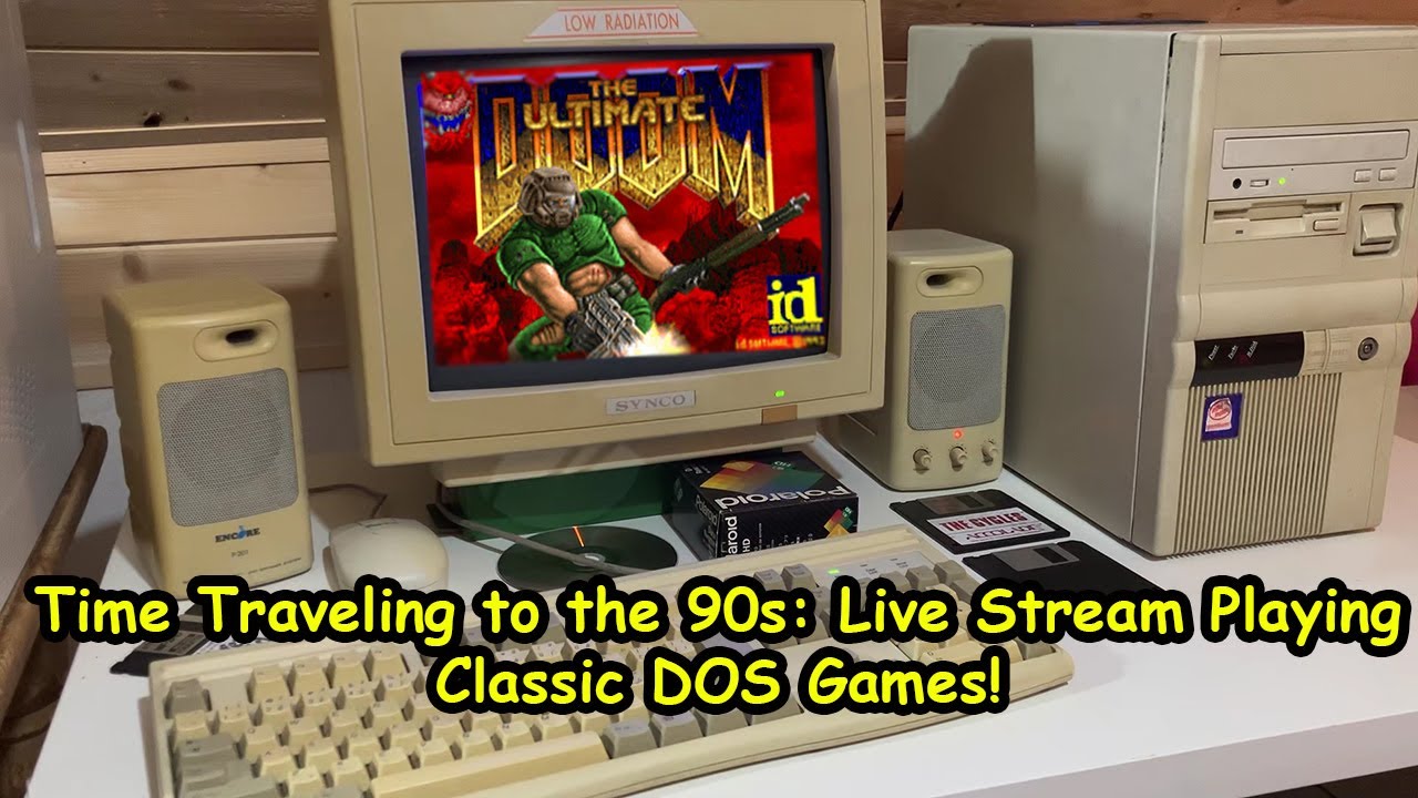 Time Traveling to the 90s: Live Stream Playing Classic DOS Games! - YouTube