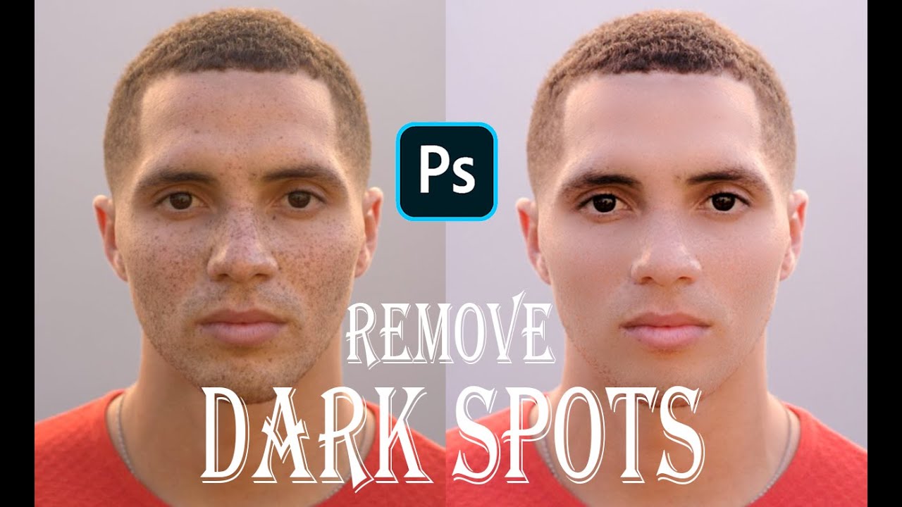 Remove Dark Spot, Black Spot in Photoshop - YouTube