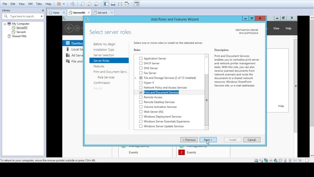 CITC-2320 - Lab 1 Migrating a Server 2008 to Server 2012 - YouTube