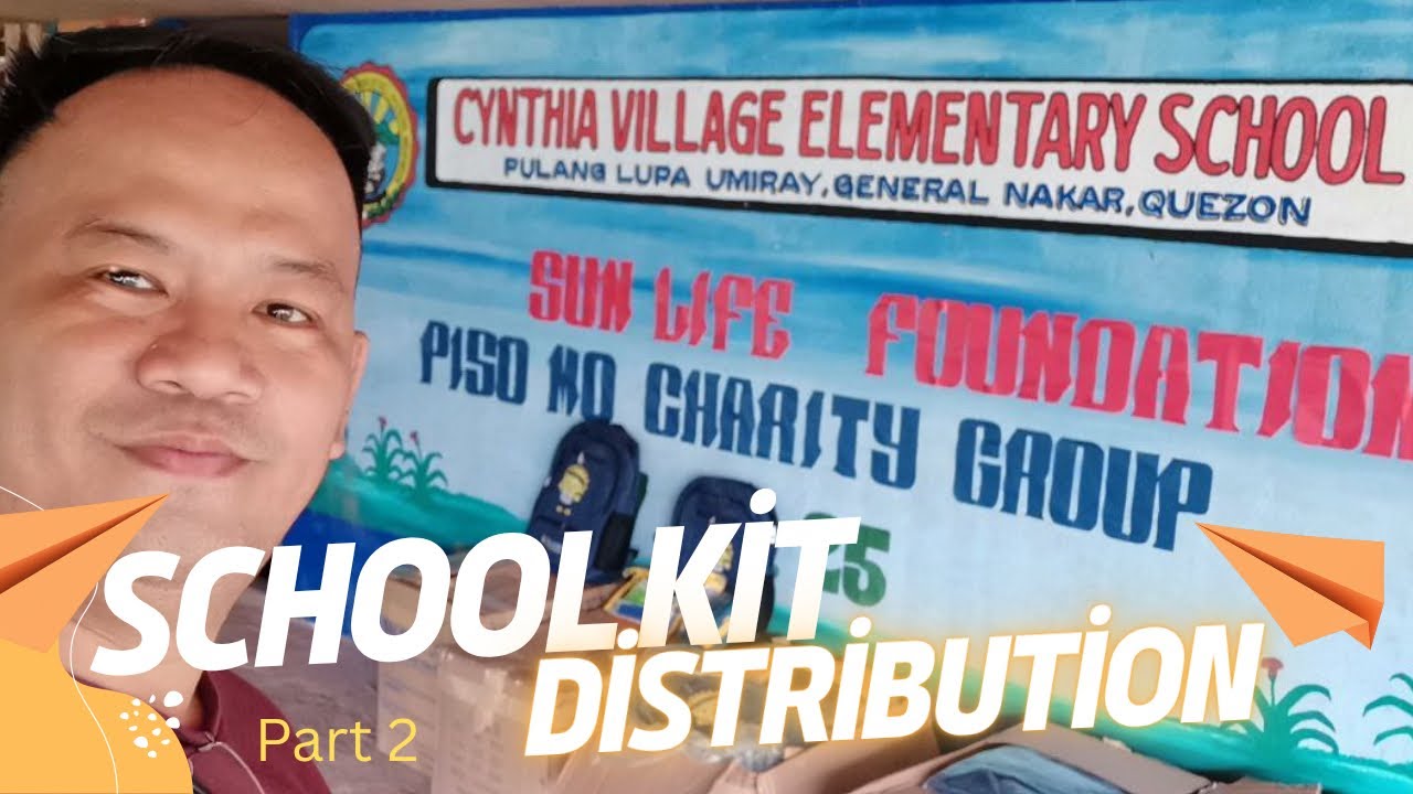 SCHOOL KIT DISTRIBUTION Part 2 | OUTREACH PROGRAM - YouTube