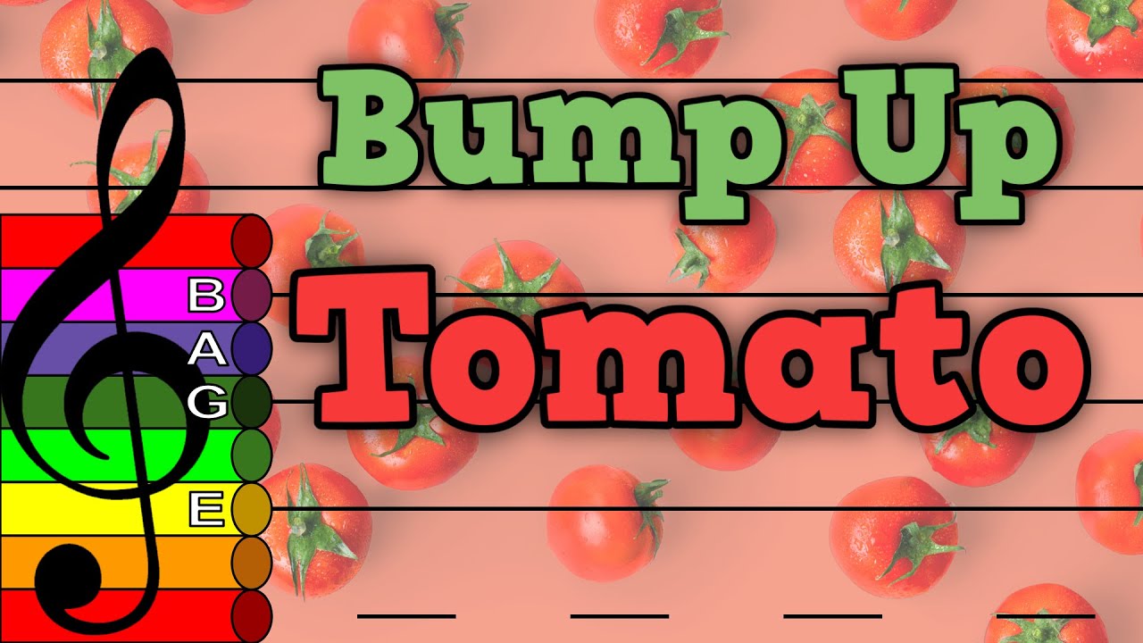 Bump Up Tomato - Treble Clef Boomwhacker Play Along - YouTube
