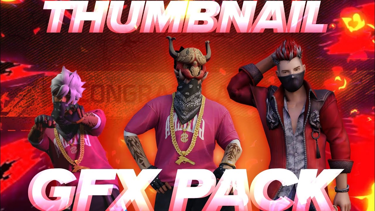 Free Fire GFX Pack | Free Fire Thumbnail Pack | 250+ Effects | How to ...