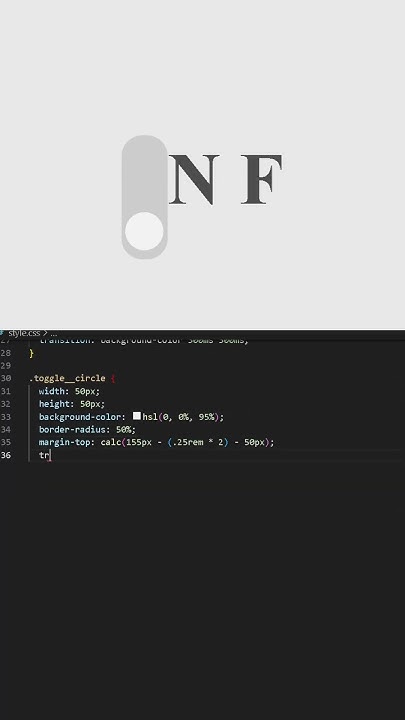 Onoff Switch In Css😍 Programming Coding Css Htmlcss Shorts Trending Html Animation