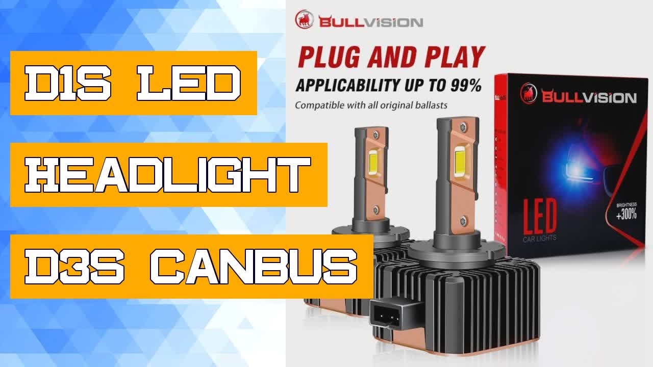 D1S Led Headlight D3S Canbus Bulbs CSP D4S D5S D2S D8S Led 40000LM 90W ...