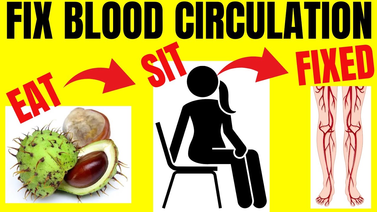 Foods and Exercises for Blood Circulation. Improve Blood Flow To Legs ...