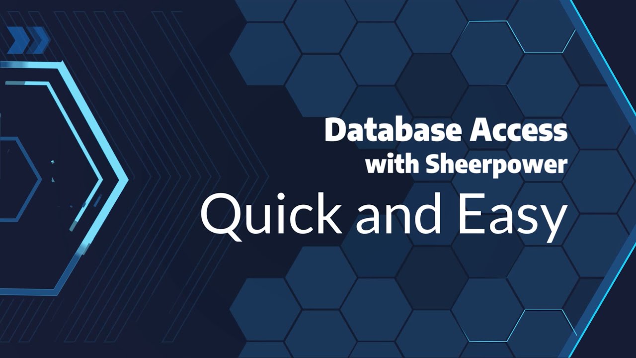 Sheerpower - Database Access - YouTube