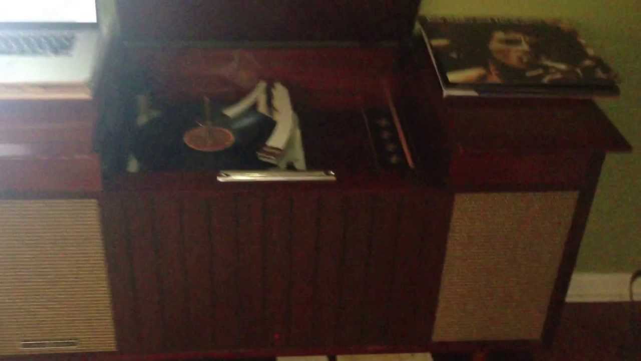 General Electric RC-1245/6/7 Record Console - YouTube