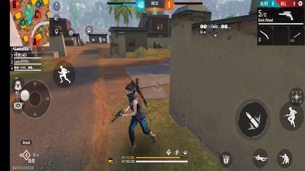 FUNNY GAME PLAY IN FREE FI P.KGAMING - YouTube