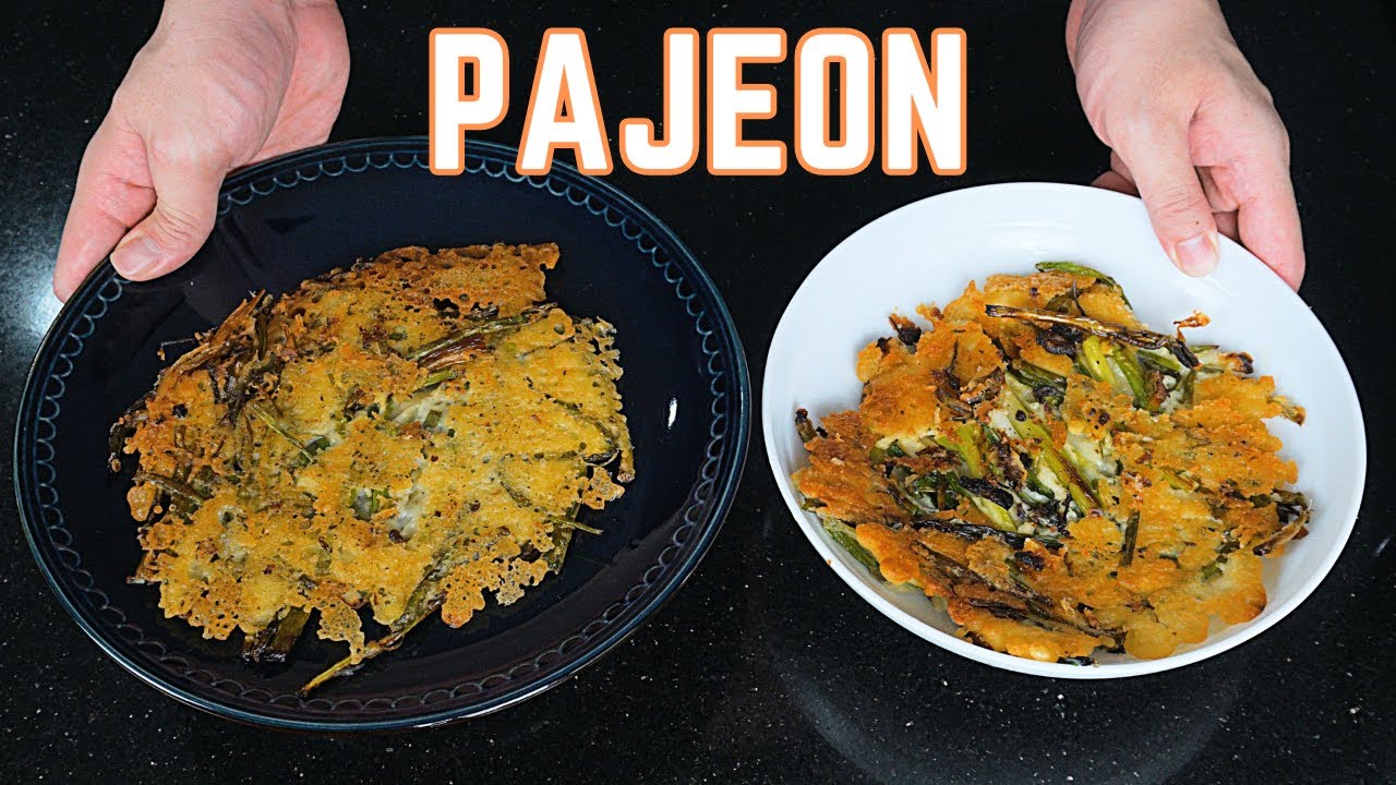 How to Make Korean Green Onion Pancake (Pajeon) - YouTube