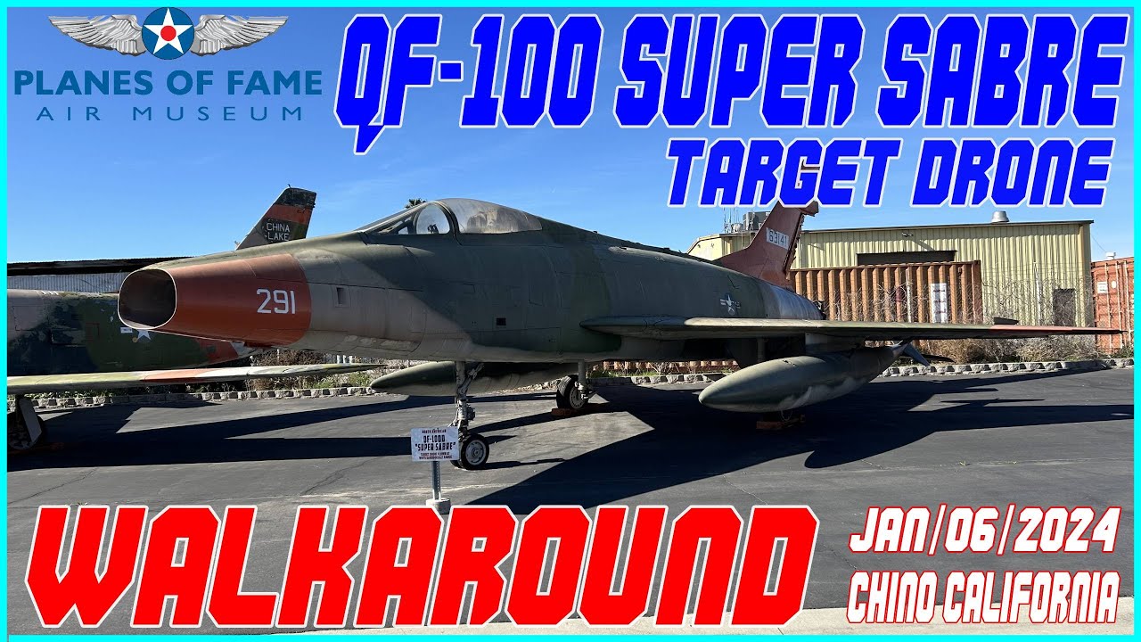 QF-100 SUPER SABRE TARGET DRONE WALK AROUND - YouTube