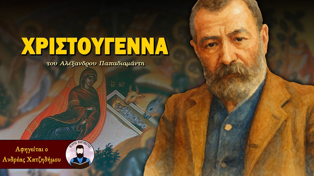 Χριστούγεννα - Αλέξανδρος Παπαδιαμάντης | Διαβάζει ο Ανδρέας Χατζηδήμου ...
