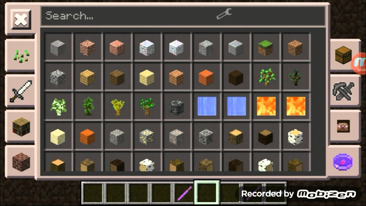 Minecraft: mod TMI minecraft pe 0.12.0 - YouTube